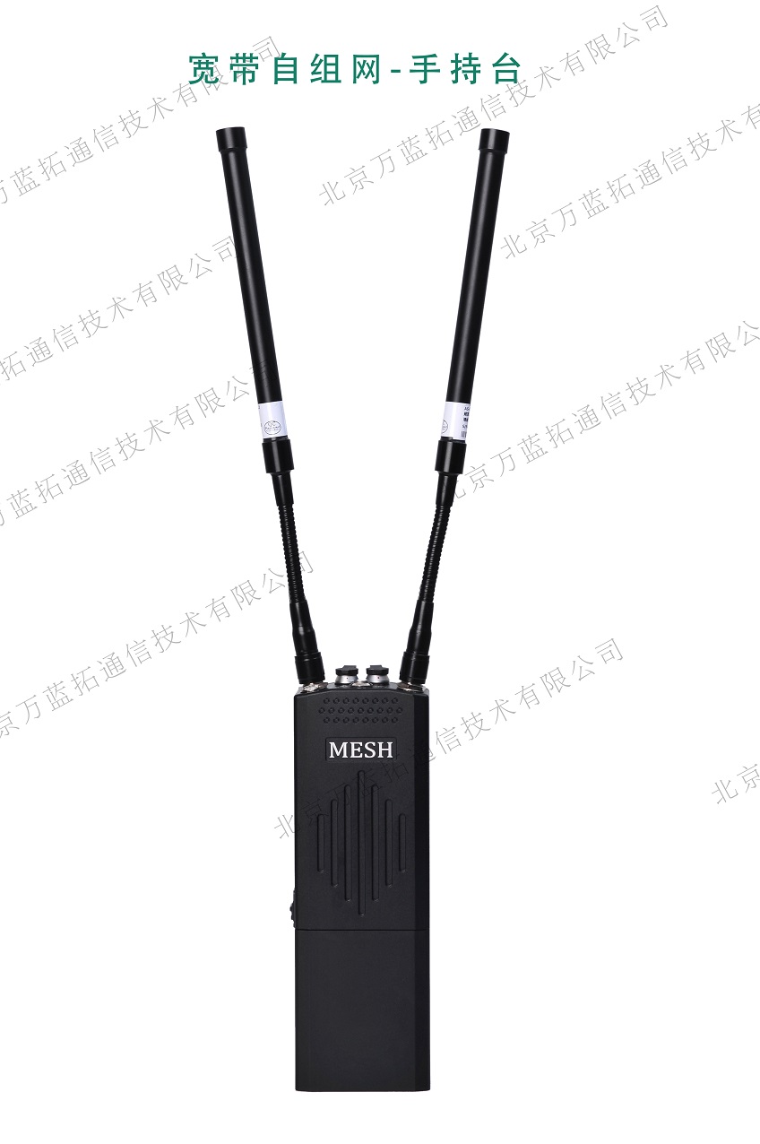 ANYMESH-SDR-A12单兵手持式宽带跳频自组网电台(4W）军绿色或黑色单兵手持台 - MIMO Mesh自组网电台、COFDM自组网 ...